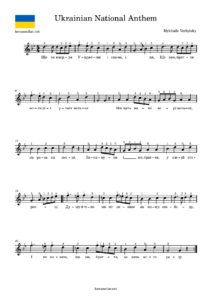 Ukrainian National Anthem Violin Sheet Music – Free Sheet Music